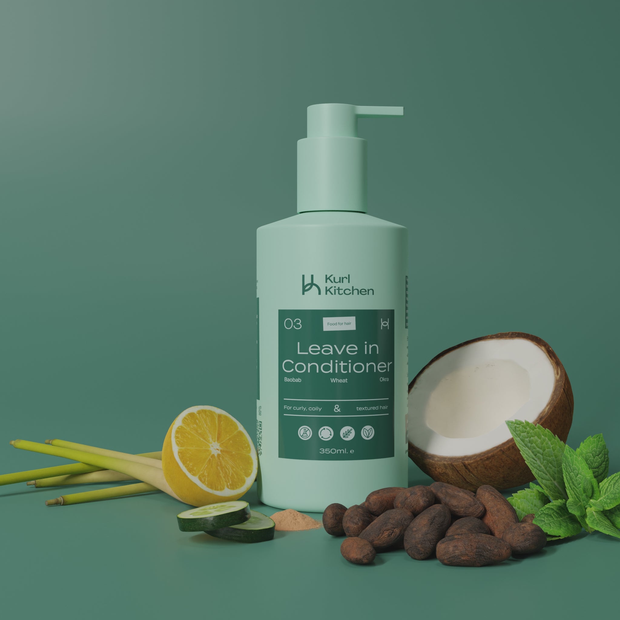 Curl-Defining Baobab wheat and okra Leave-In Conditioner – The Kurl Kitchen