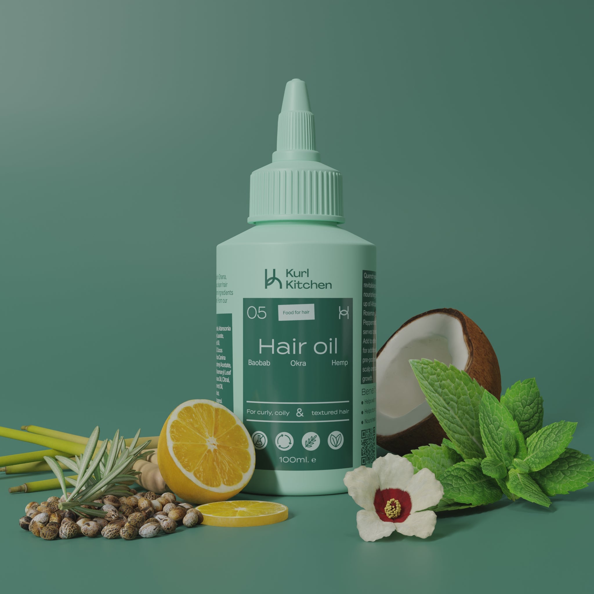 Okra and Hemp Hair Oil – The Kurl Kitchen