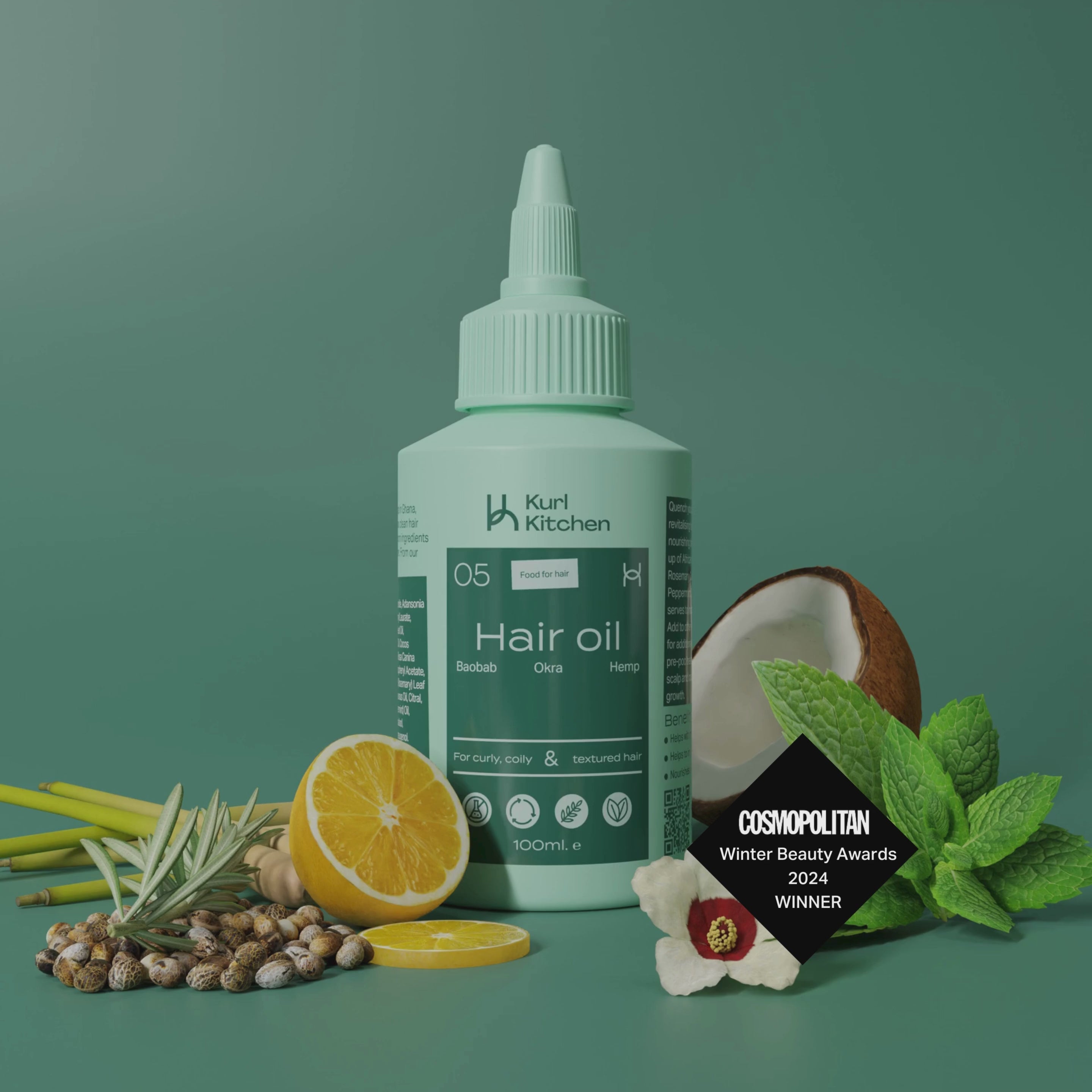 Okra and Hemp Hair Oil – The Kurl Kitchen